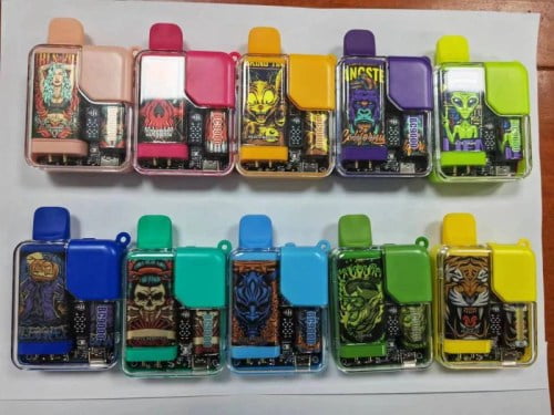 Bang Box 9000 Puffs 0% 2% 3% 5% Nicotine Rechargeable LED Pover Display ...