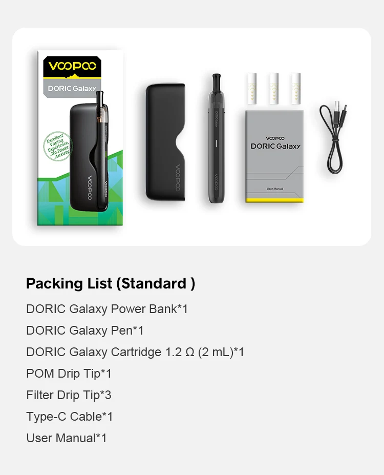 VOOPOO DORIC Galaxy Pod System Kit - GleeVape
