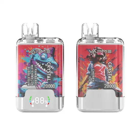 VAPME Crystal 20000 Puffs Double Flavour Digital Screen 20k 2% Low ...